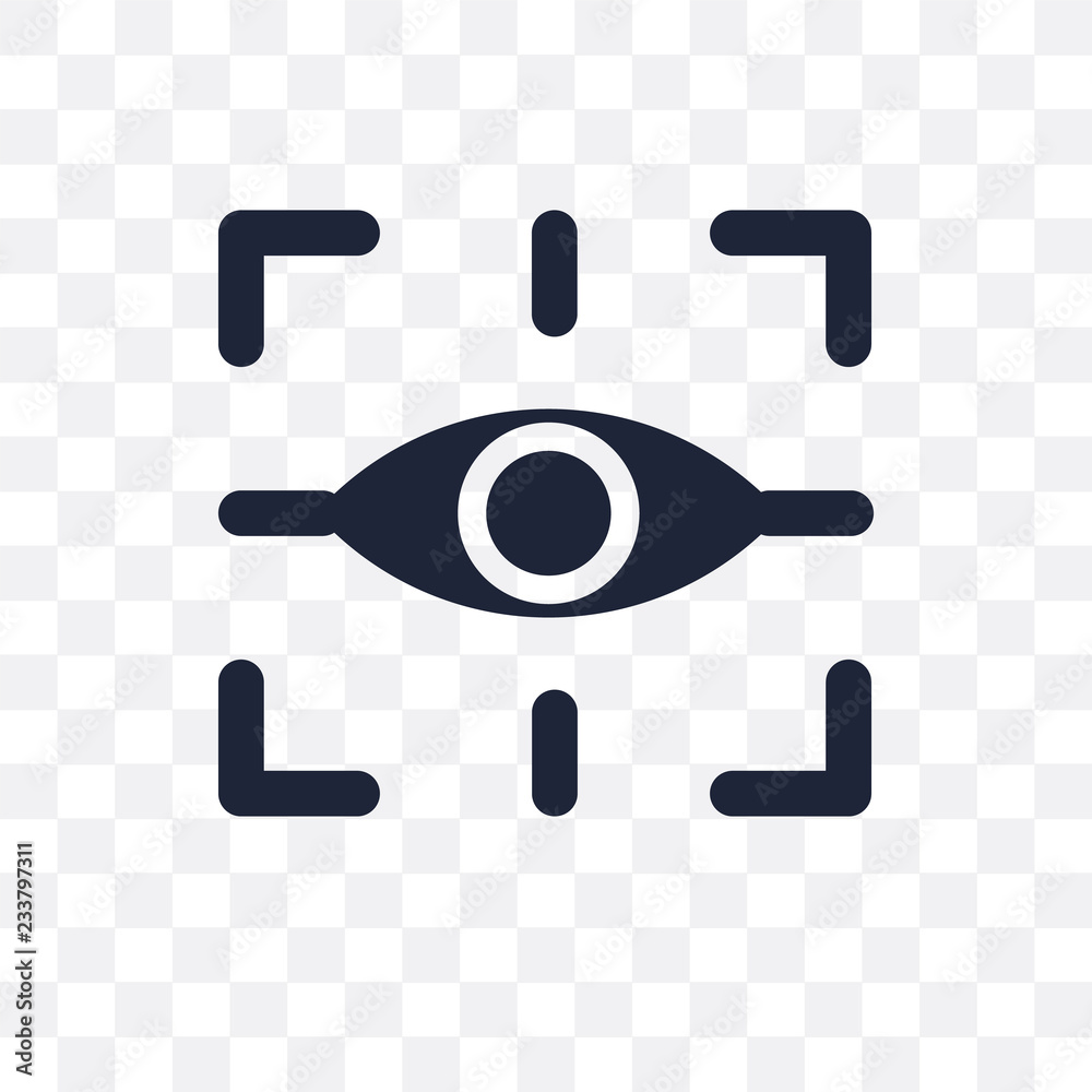 Augmented reality transparent icon. Augmented reality symbol design ...