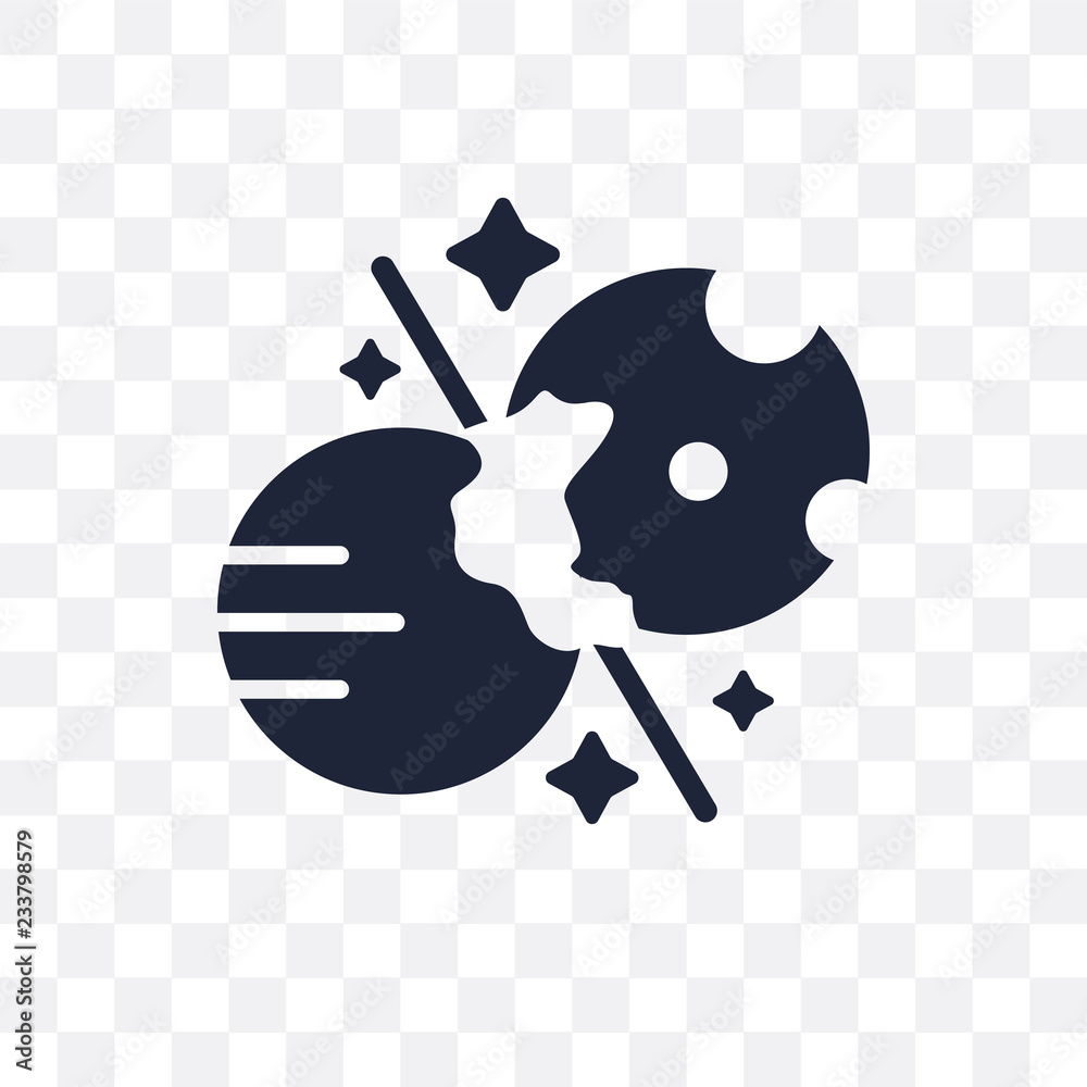 Space Collision transparent icon. Space Collision symbol design from ...
