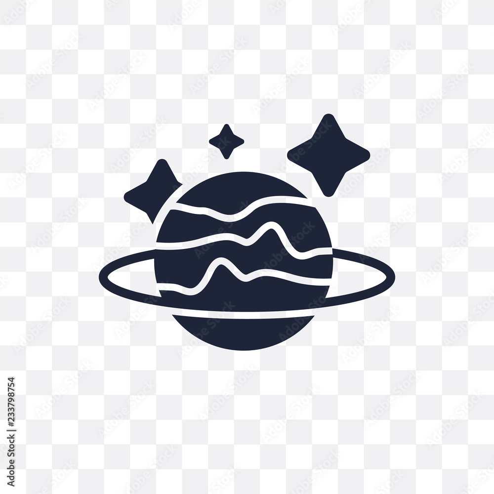 Uranus transparent icon. Uranus symbol design from Astronomy collection ...