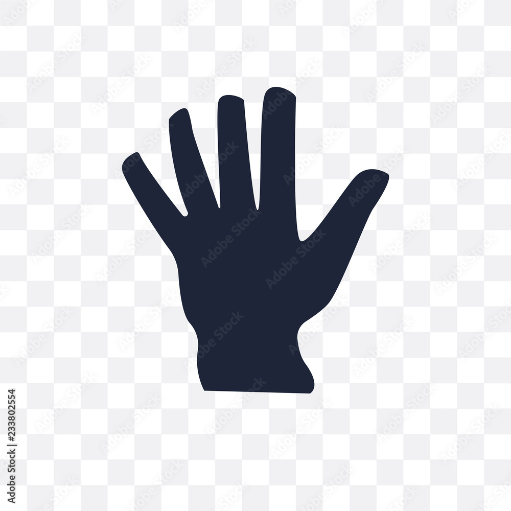 Hand showing palm transparent icon. Hand showing palm symbol design ...