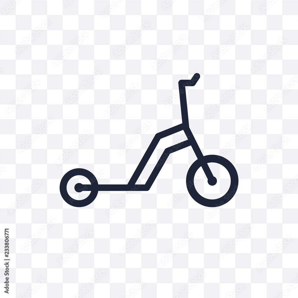 Kick scooter transparent icon. Kick scooter symbol design from ...