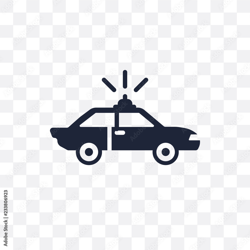patrol car transparent icon. patrol car symbol design from ...