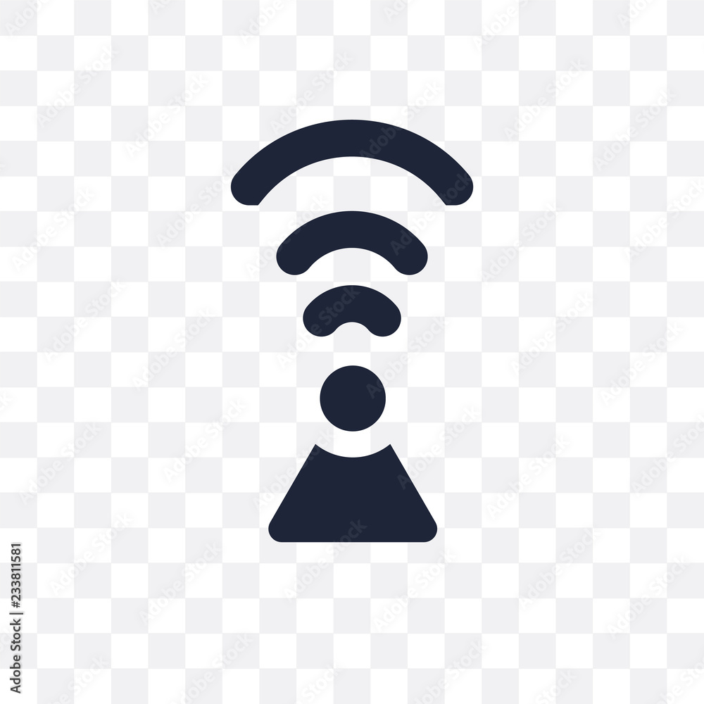 Wireless connection transparent icon. Wireless connection symbol design ...