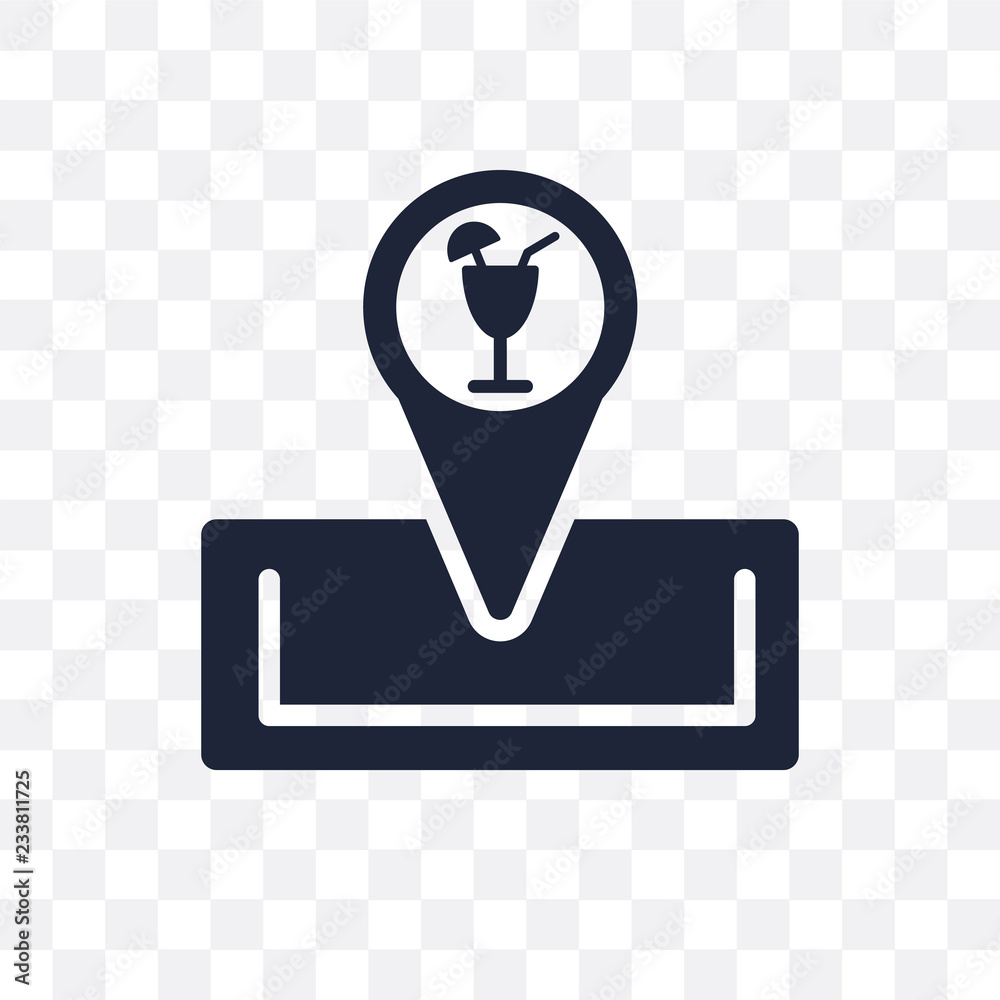 Club location transparent icon. Club location symbol design from Maps ...