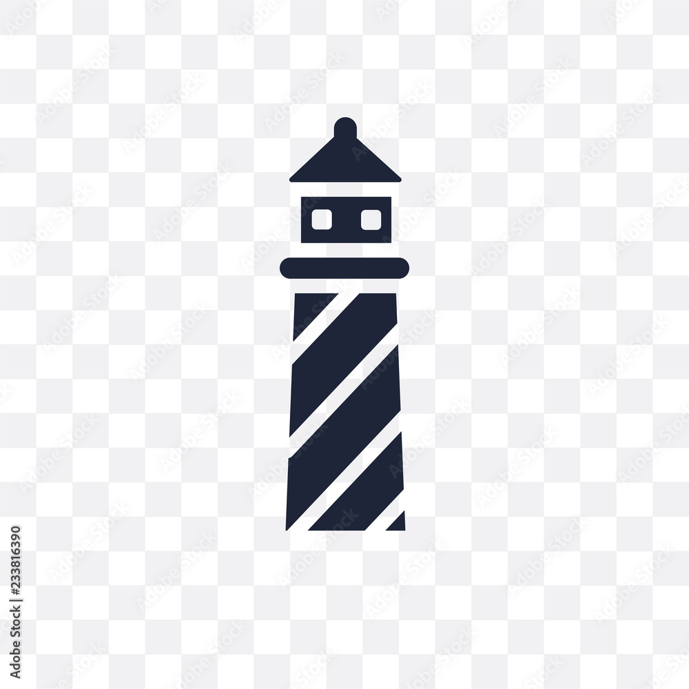 Lighthouse transparent icon. Lighthouse symbol design from Nautical ...