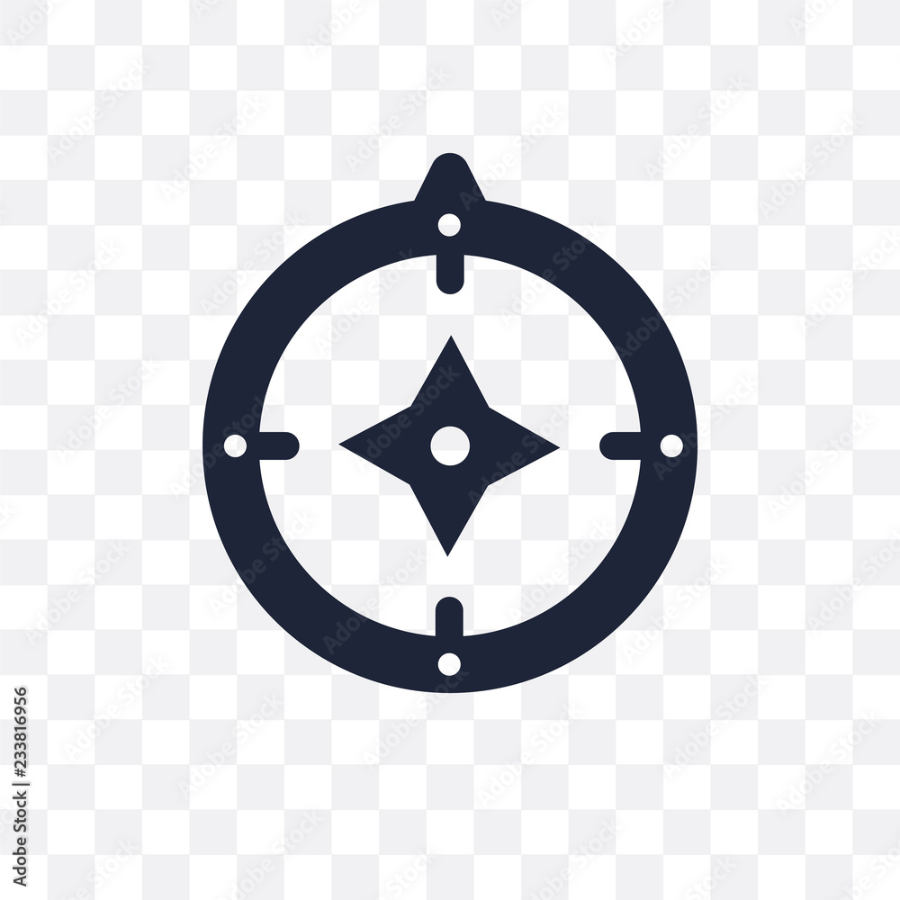 Azimuth compass transparent icon. Azimuth compass symbol design from ...