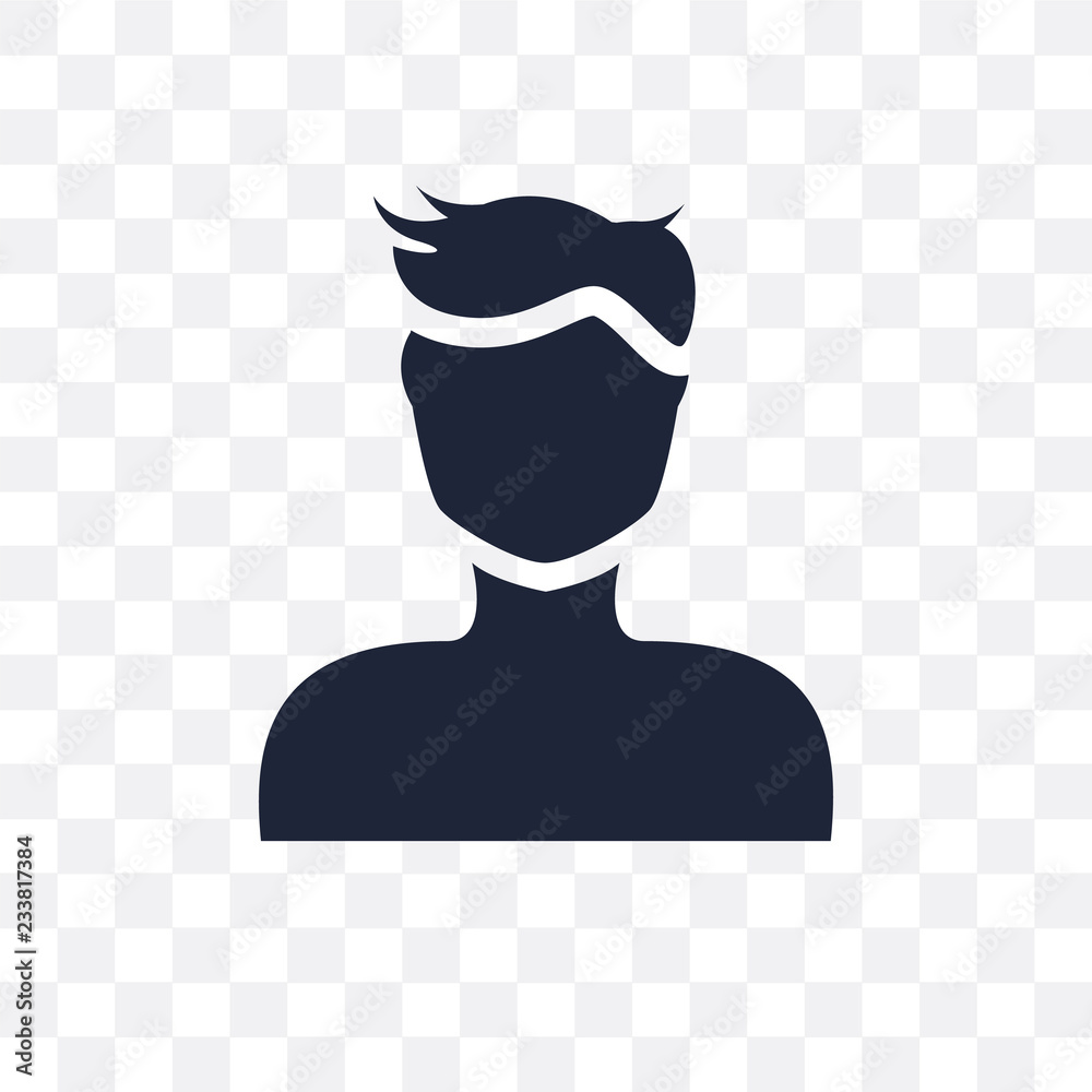 Boy face transparent icon. Boy face symbol design from People ...