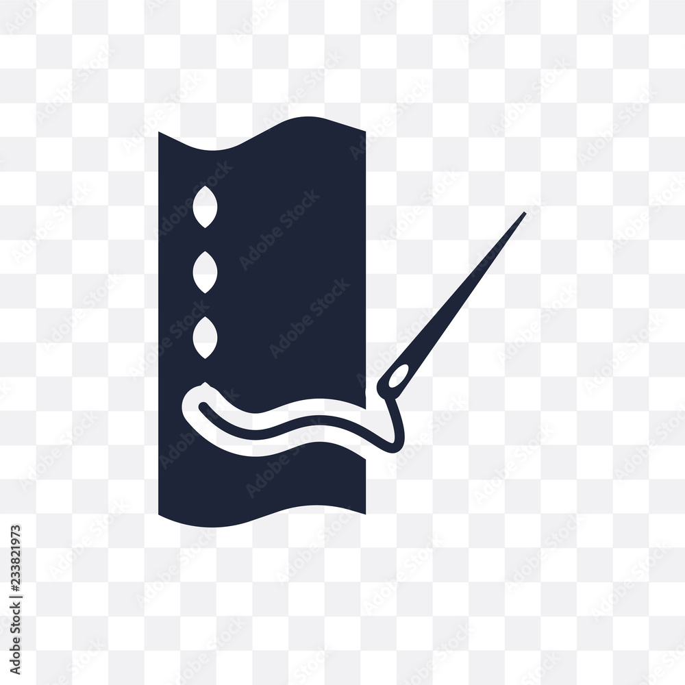 running stitch transparent icon. running stitch symbol design from Sew ...