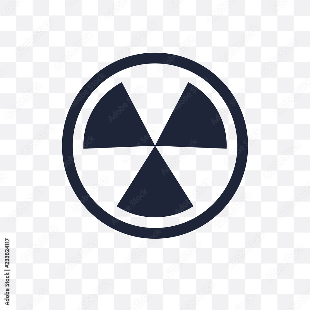 Nuclear sign transparent icon. Nuclear sign symbol design from Traffic ...