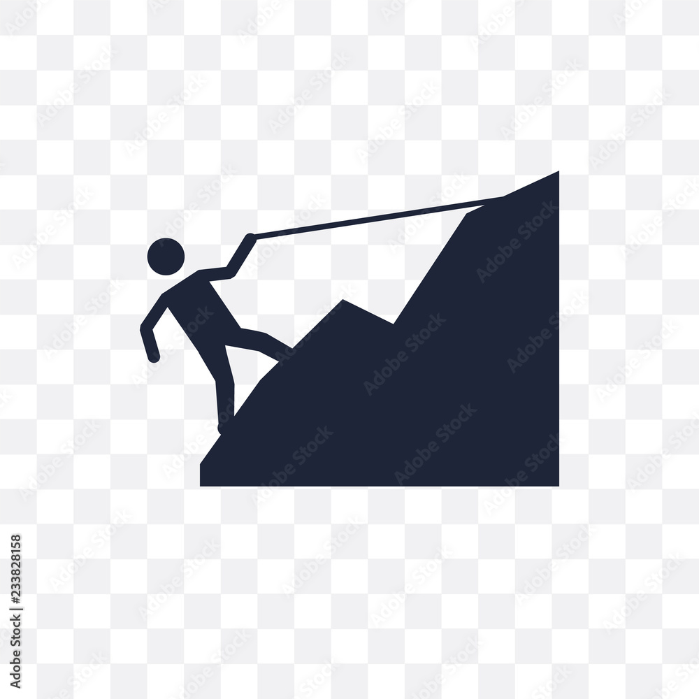 Rappelling transparent icon. Rappelling symbol design from Activity and ...
