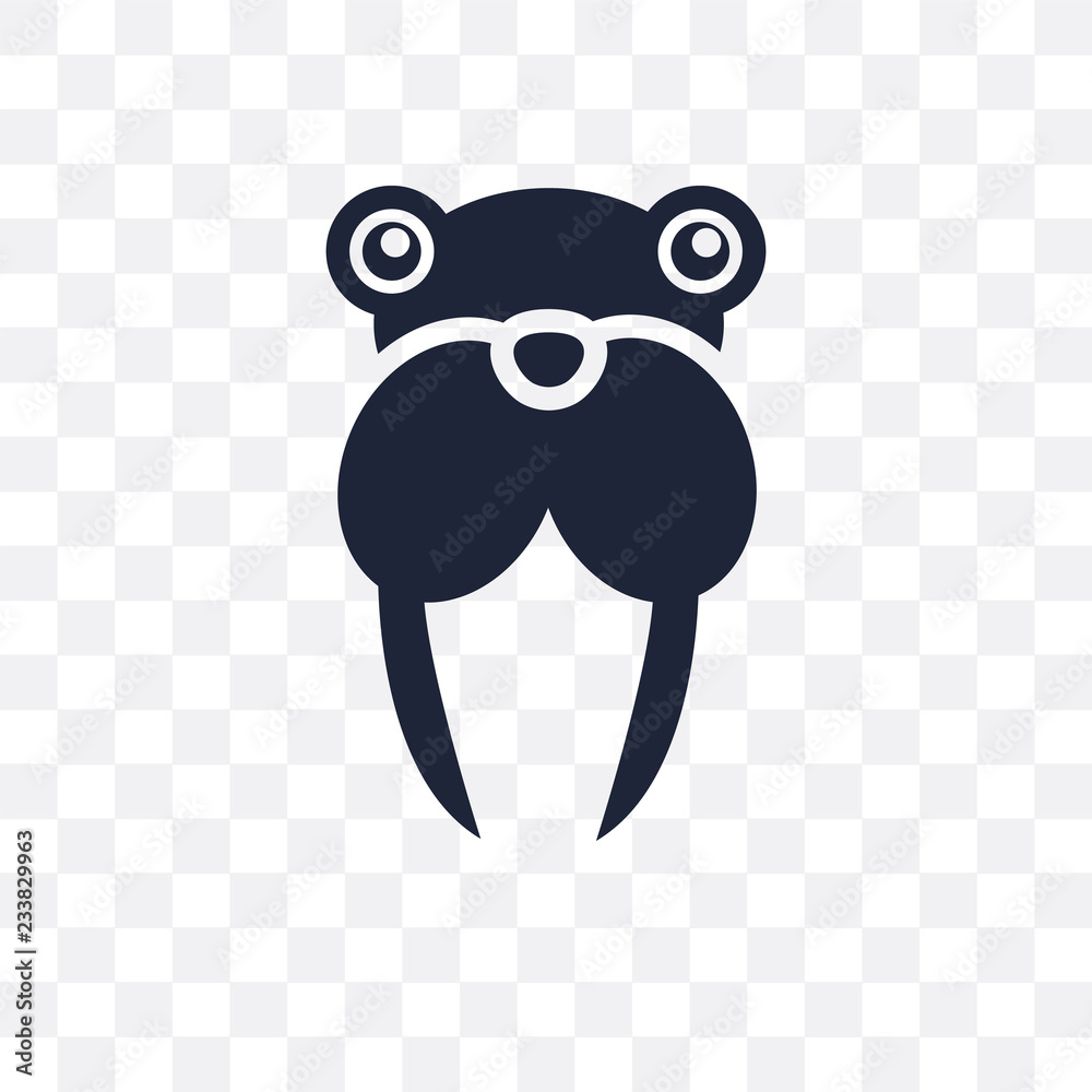 Walrus transparent icon. Walrus symbol design from Animals collection ...