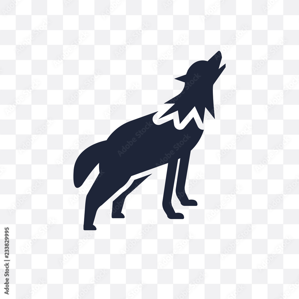 Wolf transparent icon. Wolf symbol design from Animals collection ...