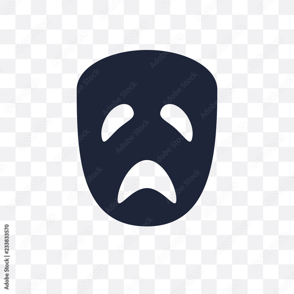 tragedy transparent icon. tragedy symbol design from Cinema collection ...