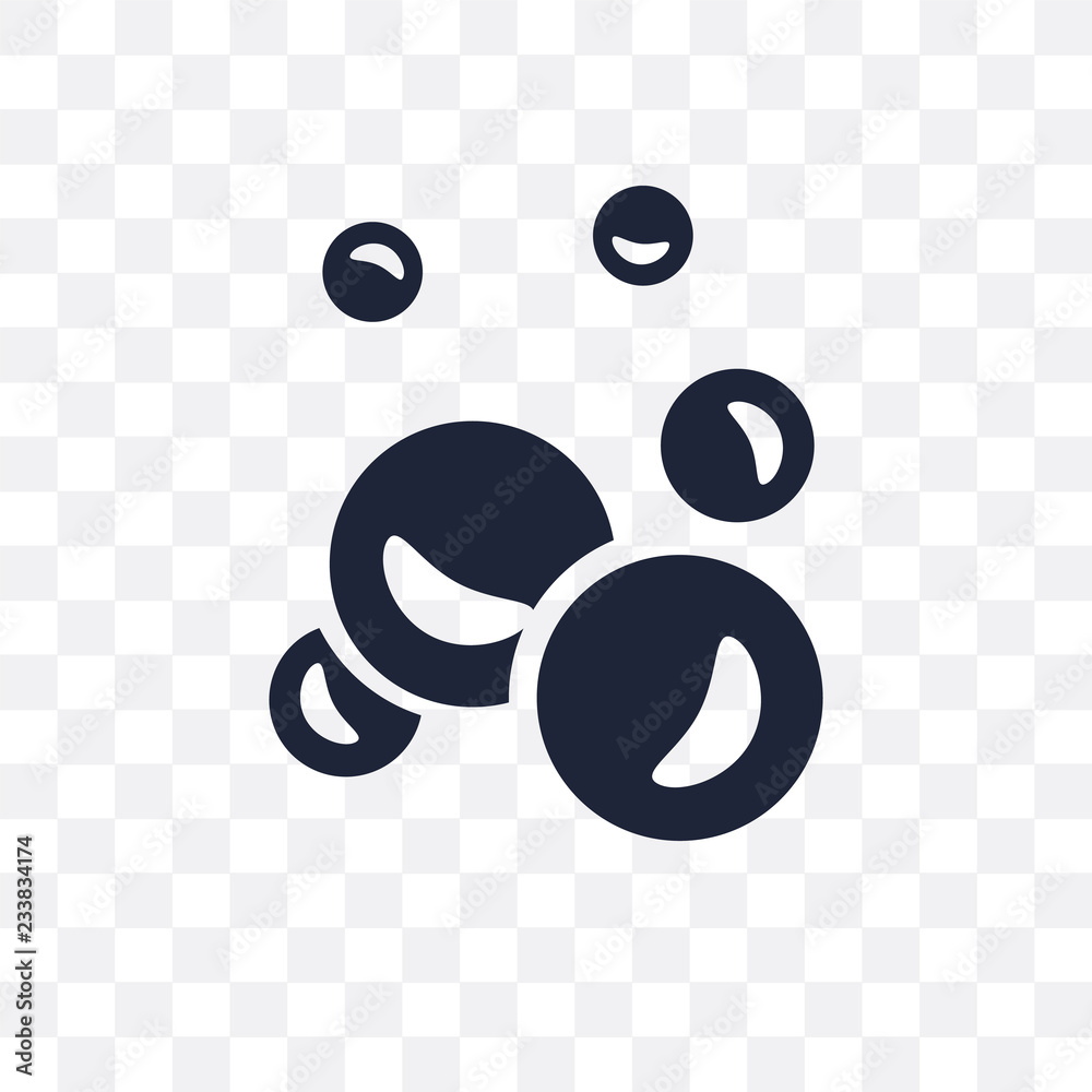 Bubbles transparent icon. Bubbles symbol design from Cleaning ...