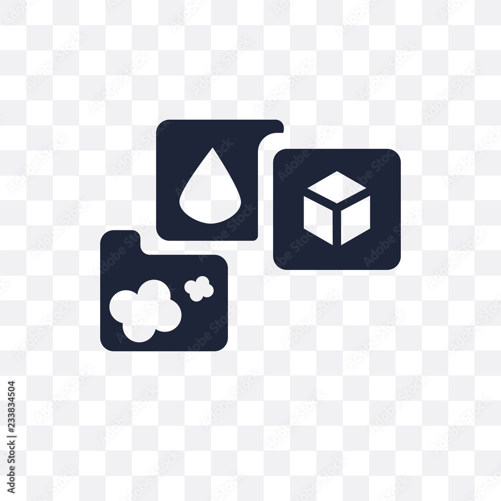 States of Matter transparent icon. States of Matter symbol design from ...