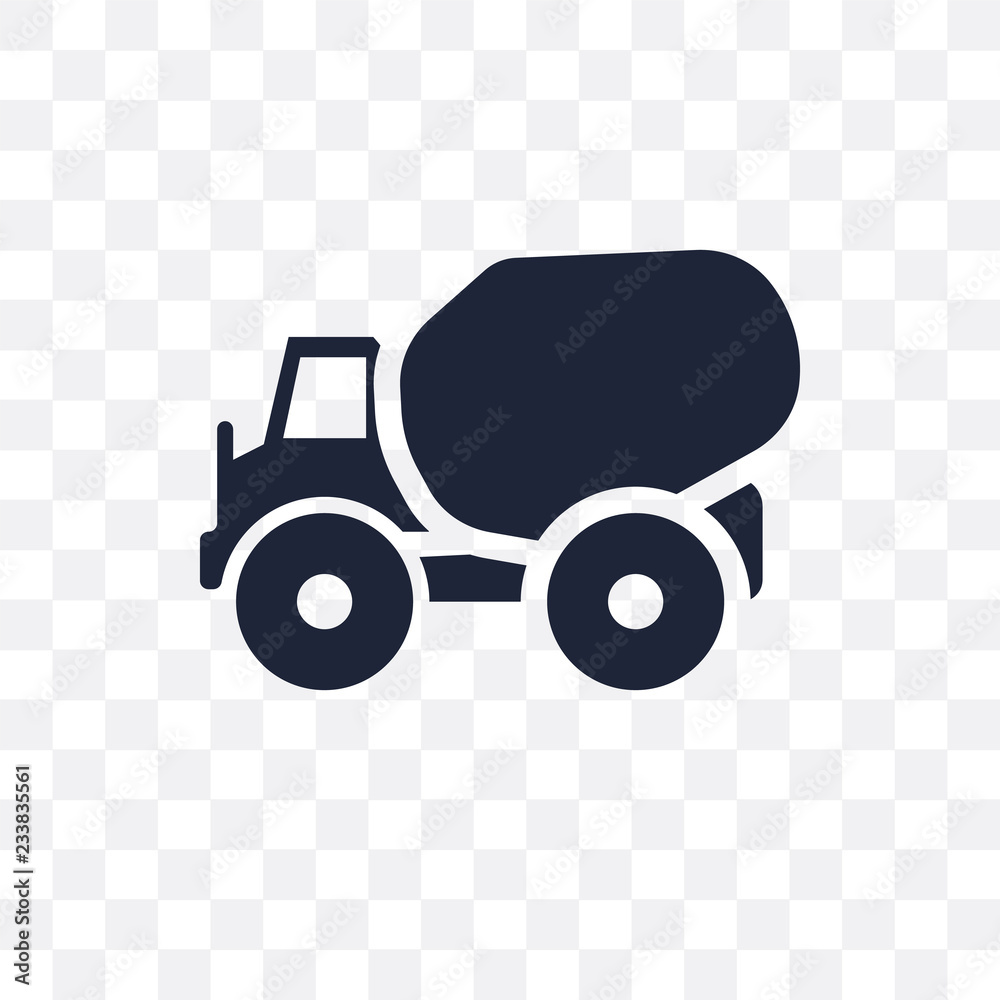Concrete transparent icon. Concrete symbol design from Construction ...