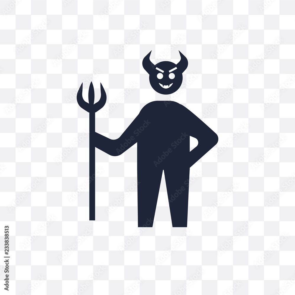 Devil transparent icon. Devil symbol design from Fairy tale collection ...