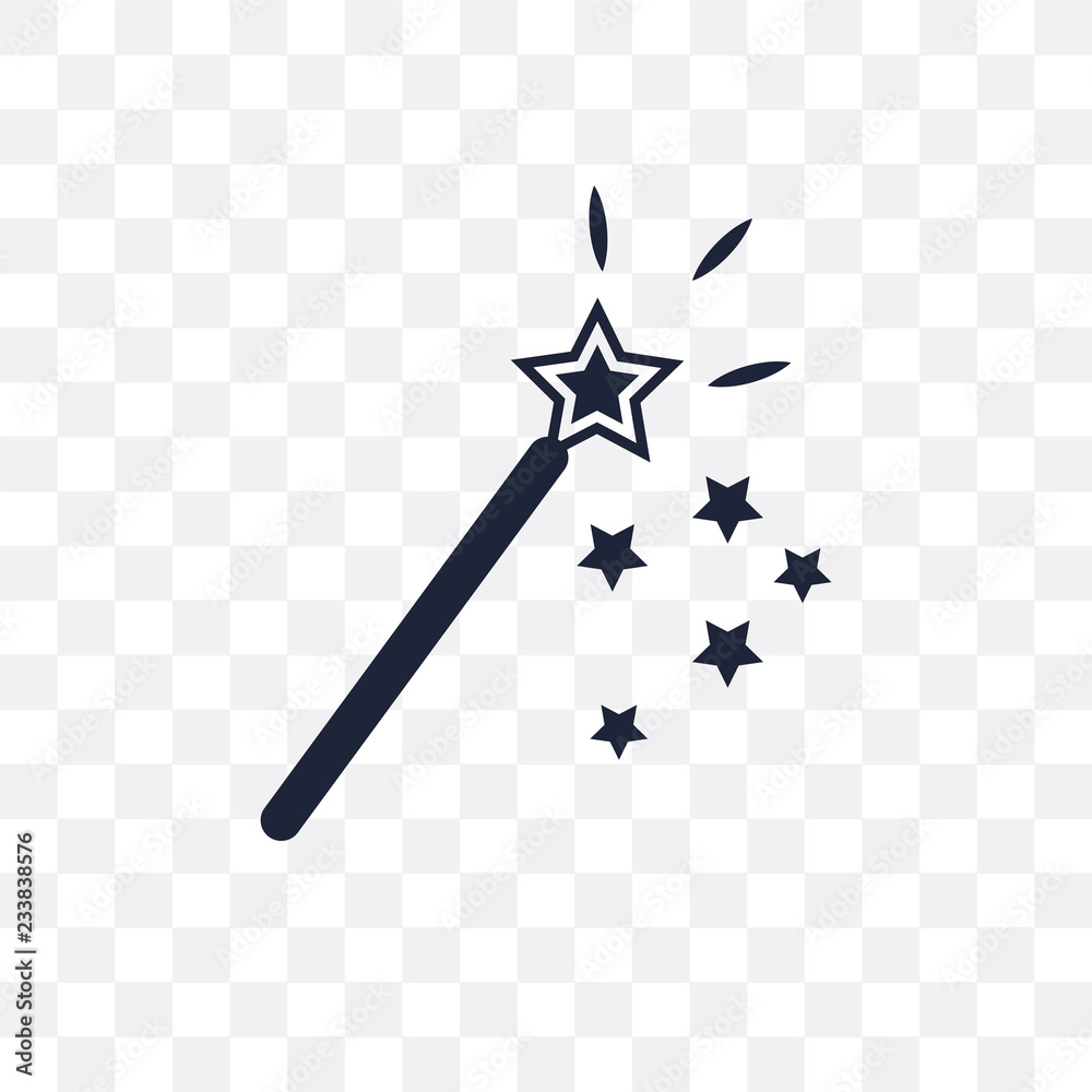 Magic wand transparent icon. Magic wand symbol design from Fairy tale ...