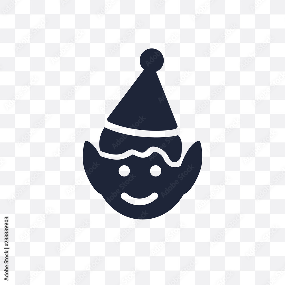 Elf costume transparent icon. Elf costume symbol design from Christmas ...