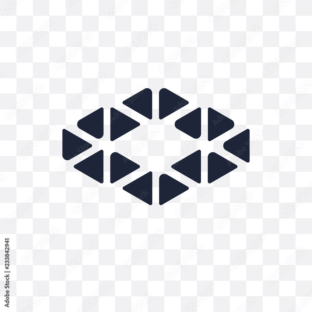 Polygonal ascendant signal transparent icon. Polygonal ascendant signal ...