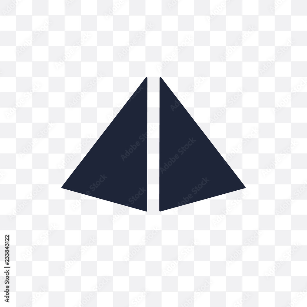 Prism transparent icon. Prism symbol design from Geometry collection ...