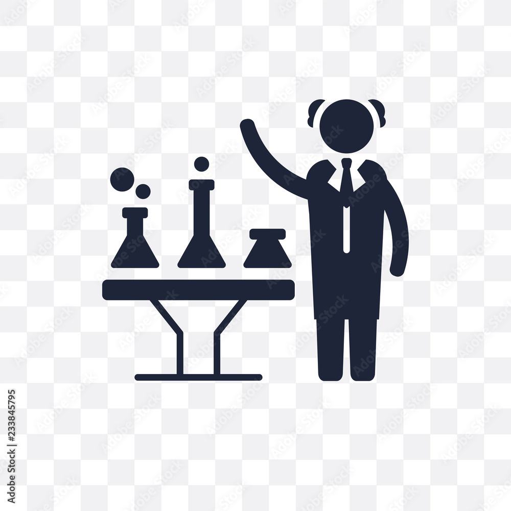 Scientist transparent icon. Scientist symbol design from Professions ...