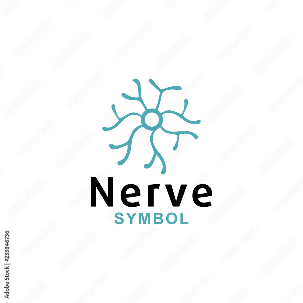 Nerve Logo icon vector Stock Vector | Adobe Stock