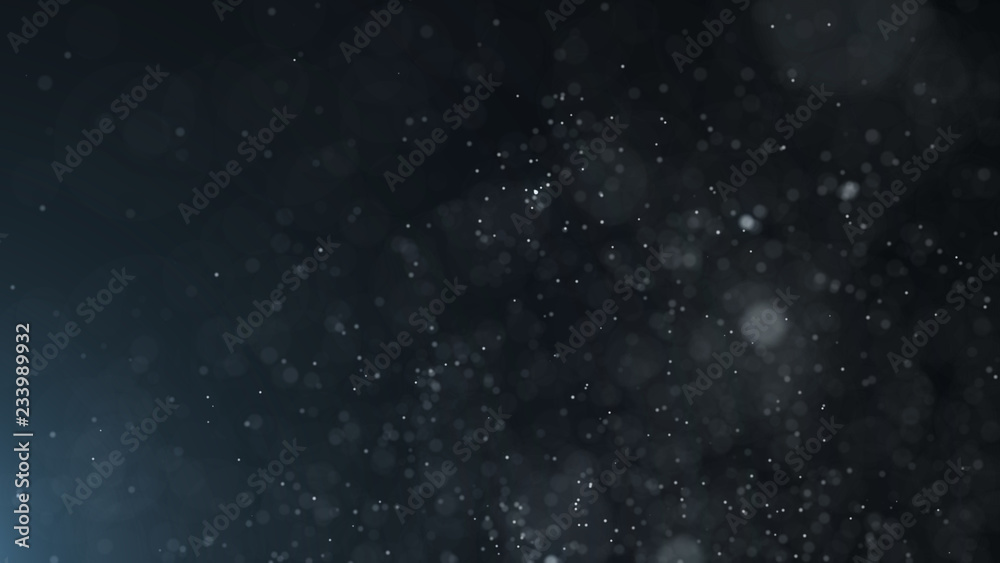 Dust particles. Abstract particle background. Dots background. 4k ...