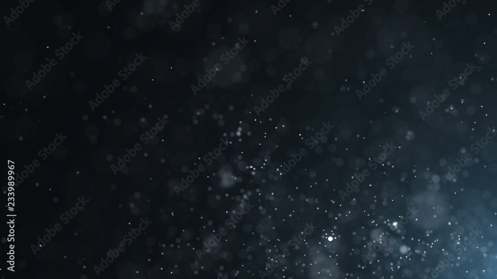 Dust particles. Abstract particle background. Dots background. 4k ...