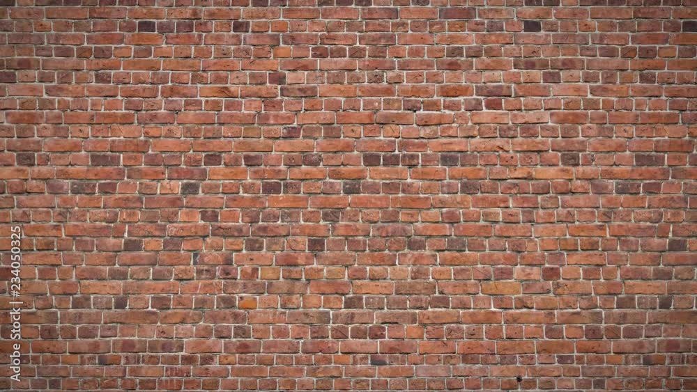 seamless loop, moving background, old brick wall Stock Video | Adobe Stock
