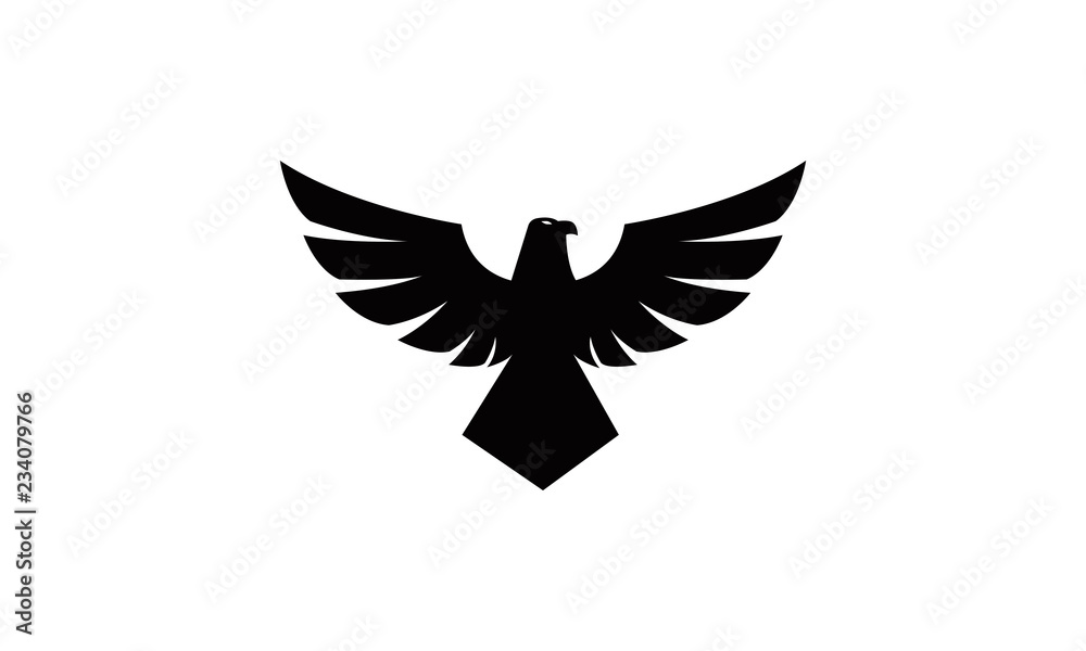 eagle flying vector Stock Vector | Adobe Stock