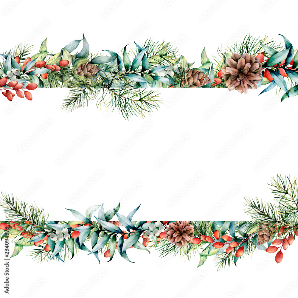 Pine Cone Border Clip Art