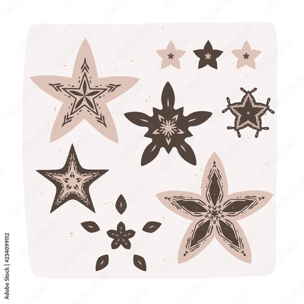 Folk Star Pattern