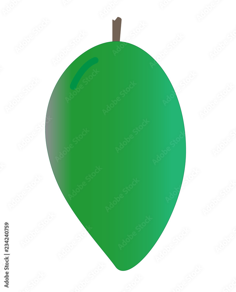 mango icon on white background. mango logo sign. flat style. mango ...