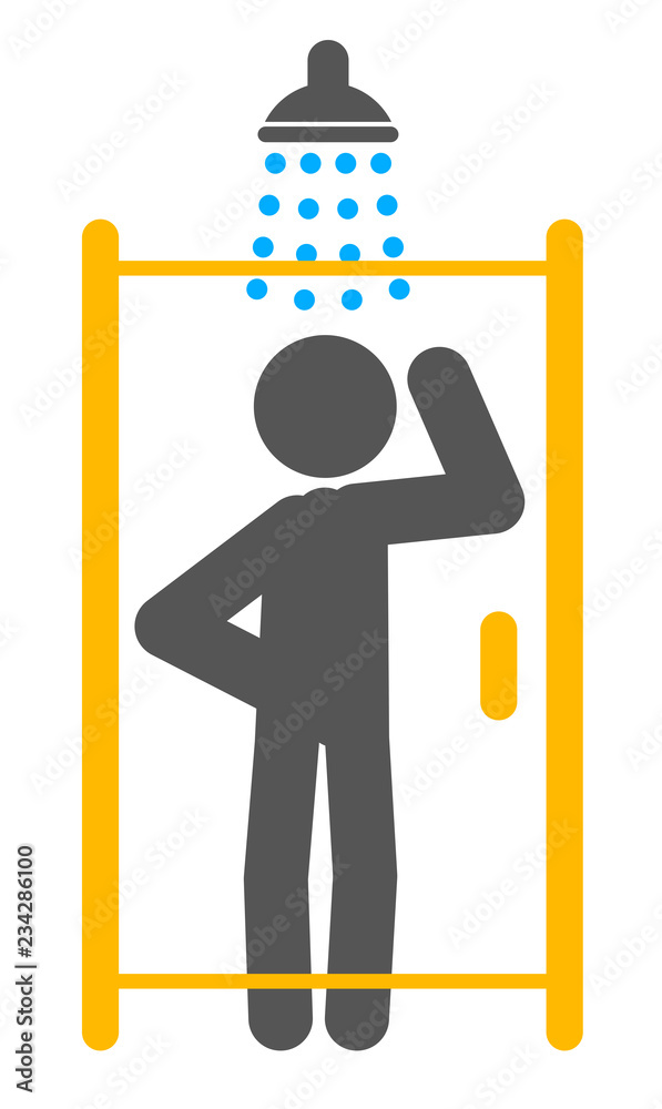Douche Picto Stock Vector Adobe Stock