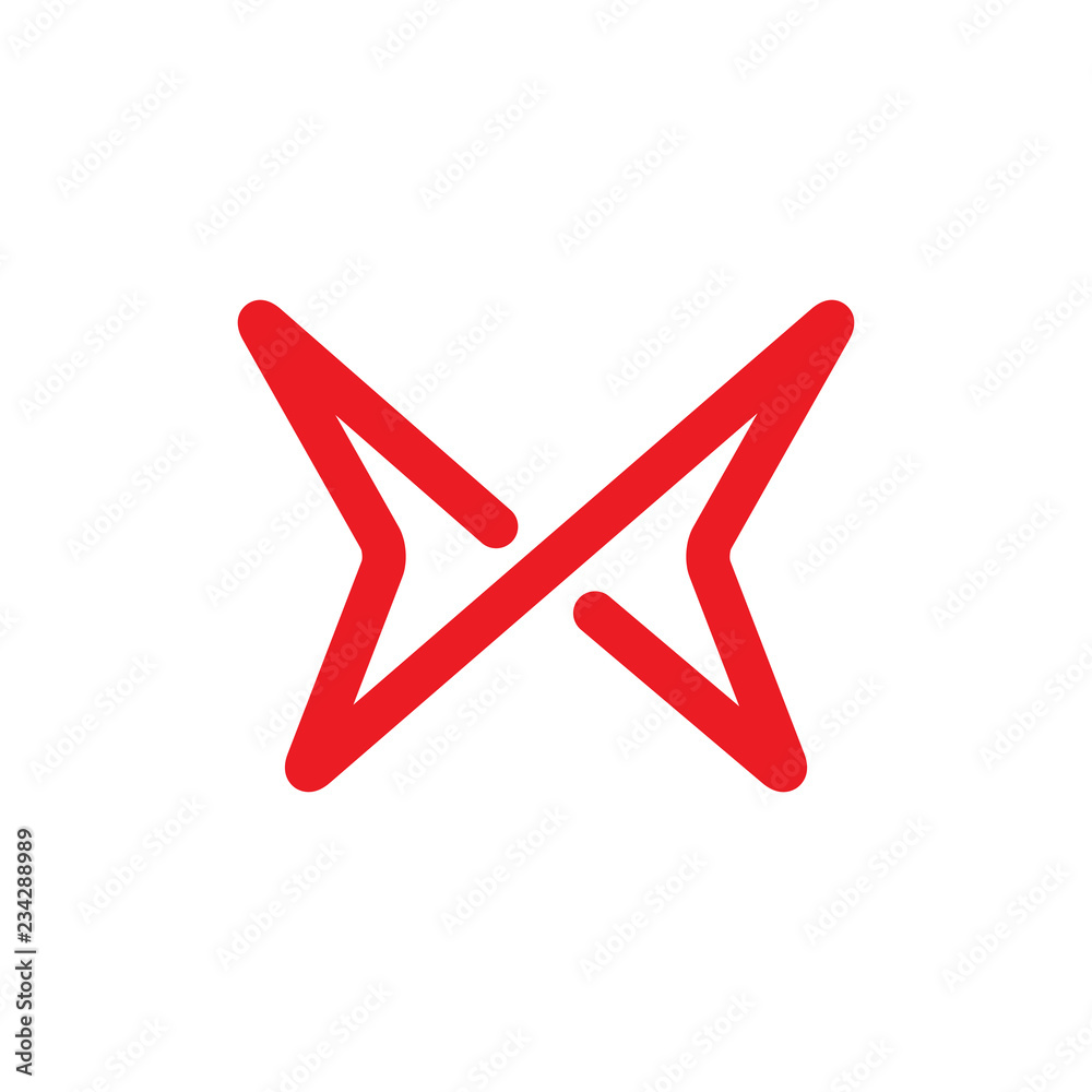 Butterfly metamorphosis logo design Stock Vector | Adobe Stock