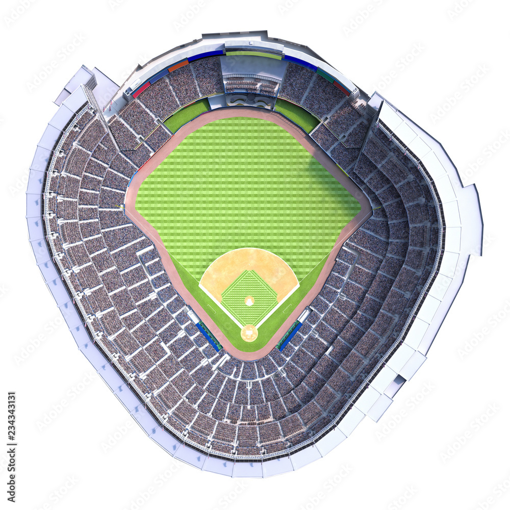 baseball stadium top view Stock Illustration | Adobe Stock