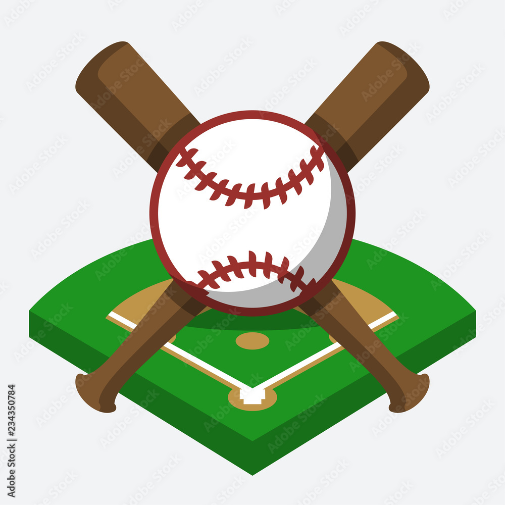 Baseball Bat And Ball Clipart