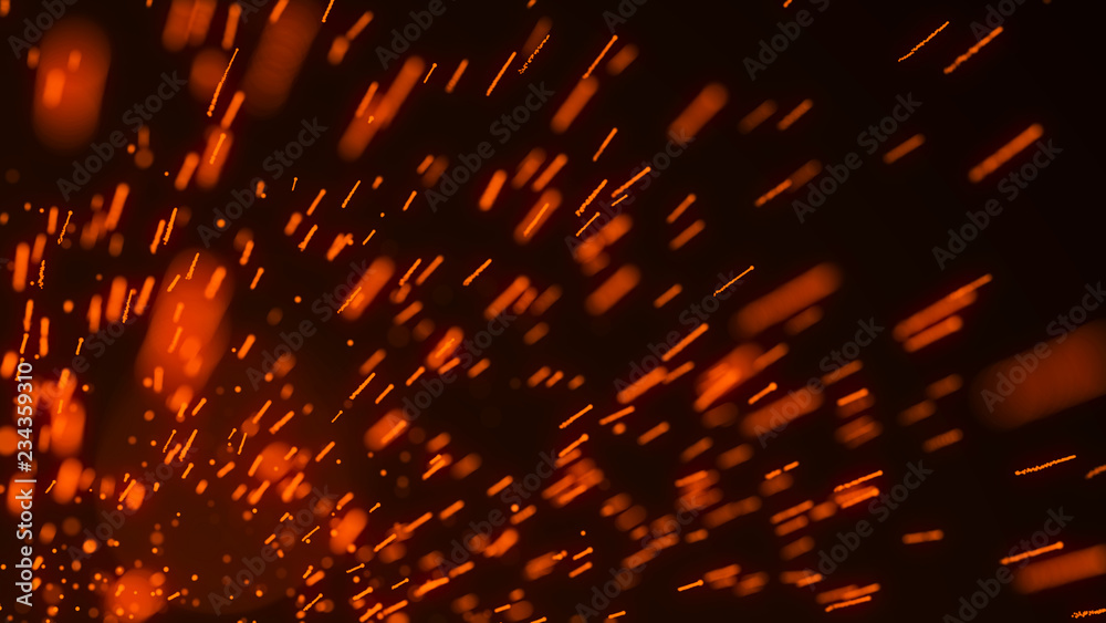 Fire Sparks Render