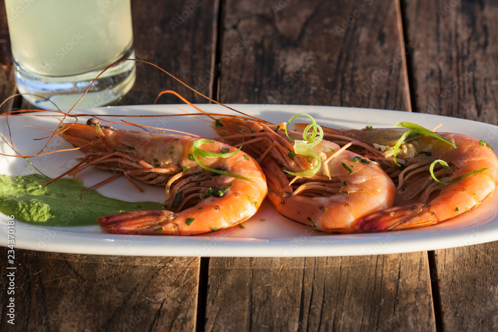 Hawaiian Blue Shrimp Stock Photo | Adobe Stock