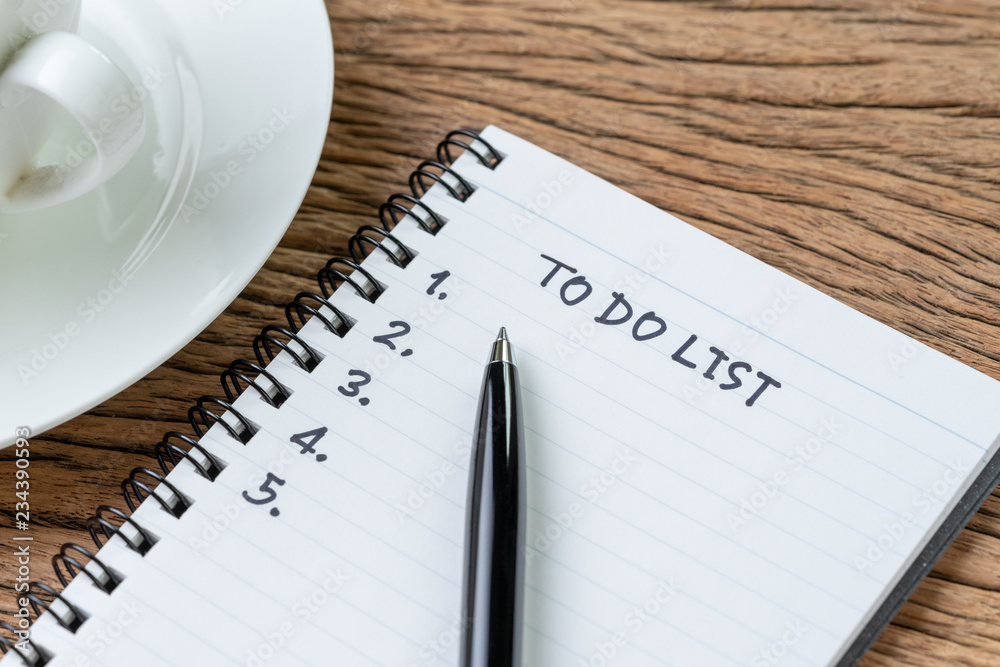 To Do List Concept Pen On White Paper Note Pad With Handwritten to-do-list-concept-pen-on-white-paper-note-pad-with-handwritten