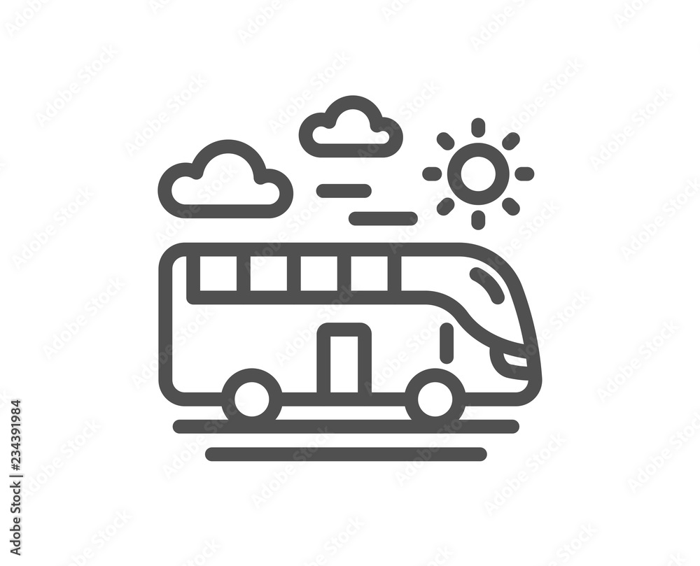 Tour Bus Icon