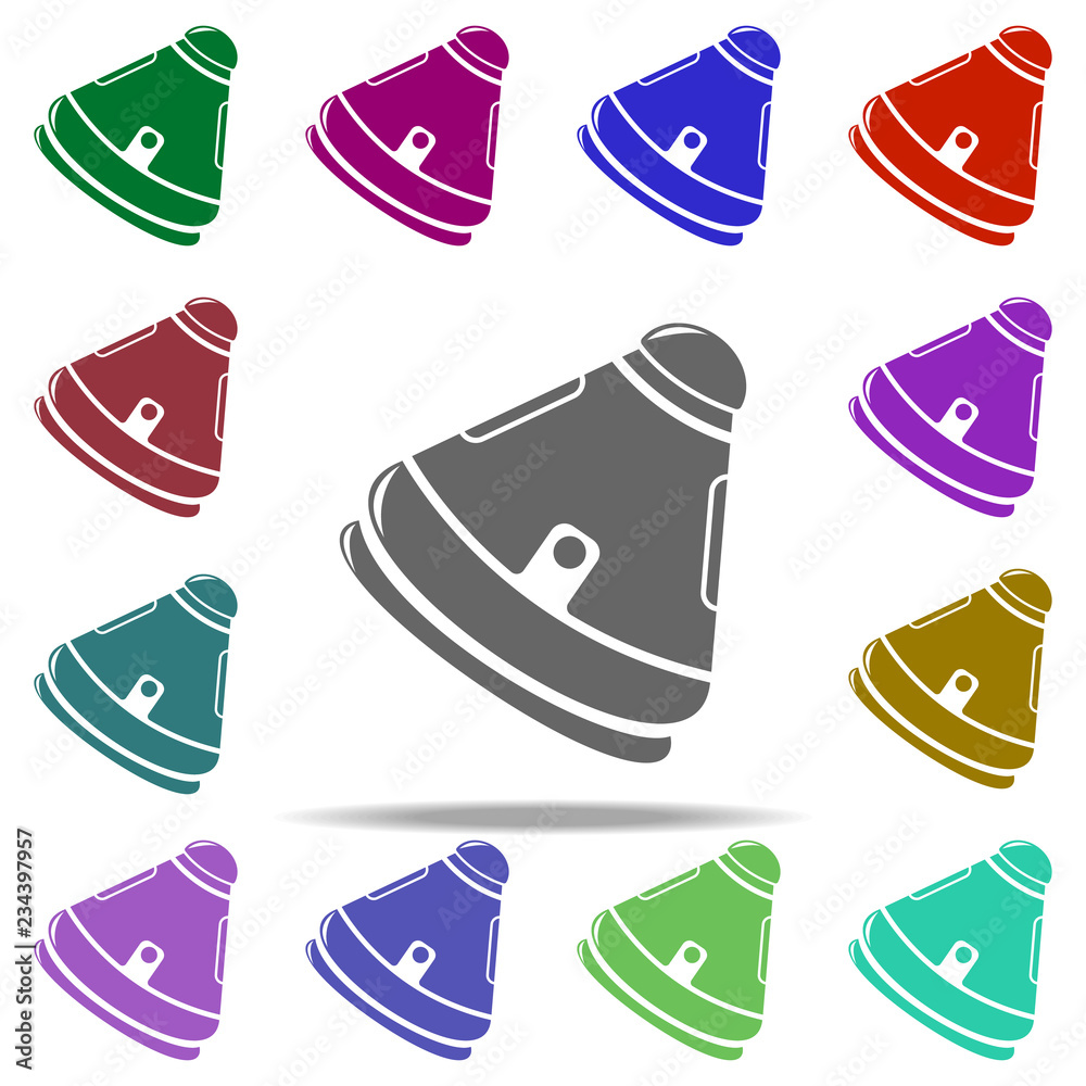space launch vehicle icon. Elements of Space in multi color style icons ...