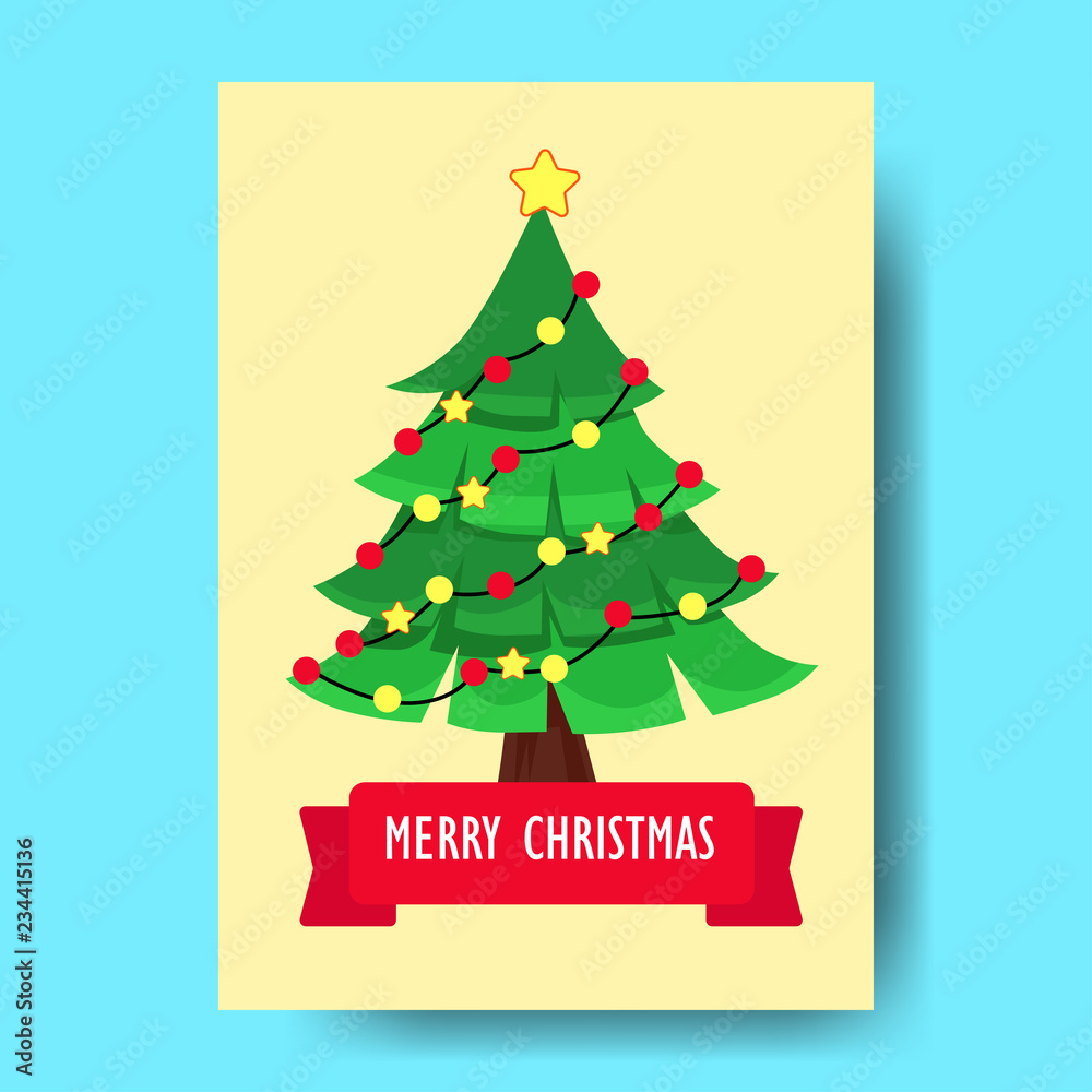 Christmas Tree Poster Template