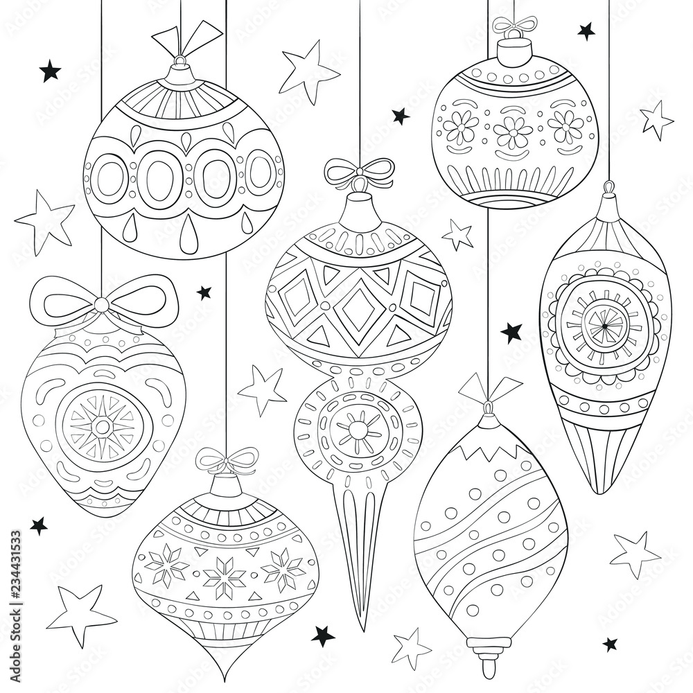 Seamless Christmas pattern. Festive background with holiday elements ...