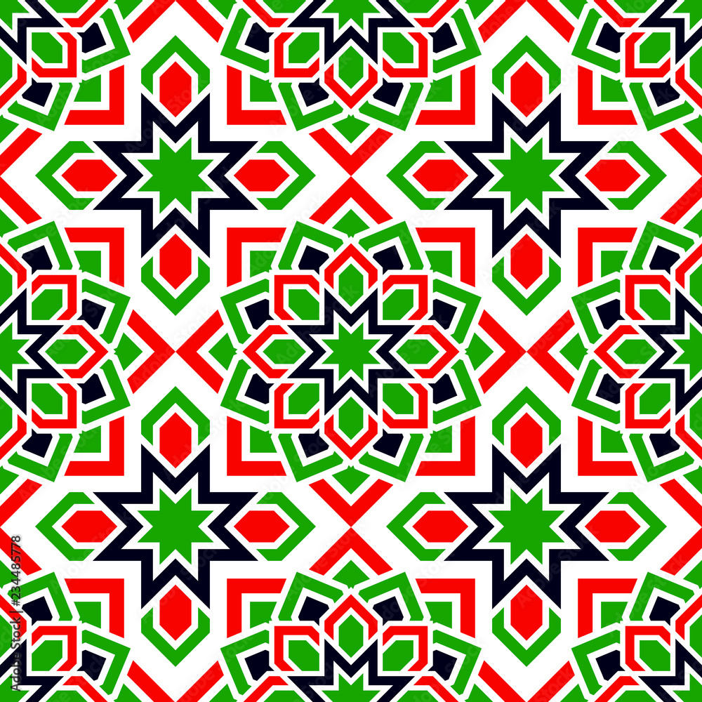 UAE seamless pattern. Arabic repeated background. Traditional emirates ...