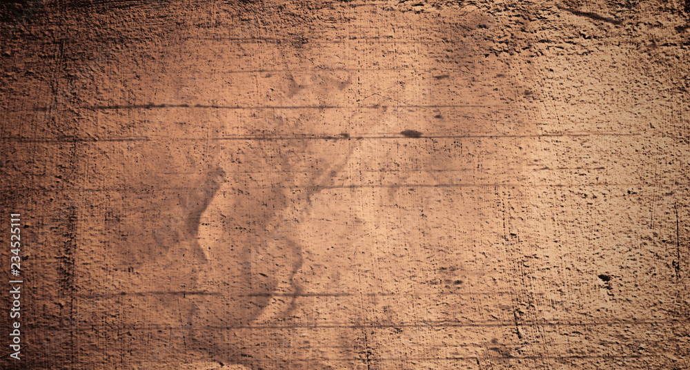 brown empty old vintage paper background. Horizontal ancient paper ...