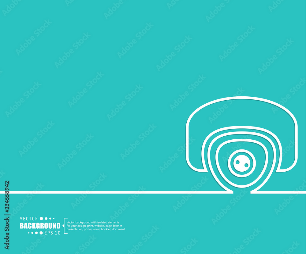 Abstract creative concept vector line draw background for web, mobile ...