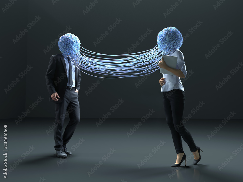 Two People Connected