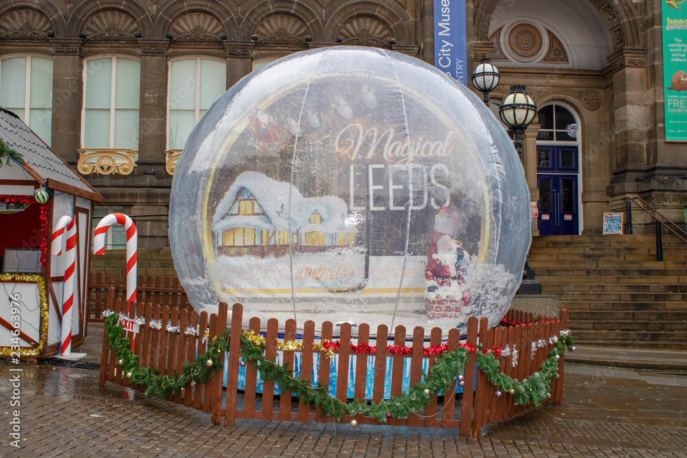 The world famous German Market at Millennium Square in the Leeds City ...
